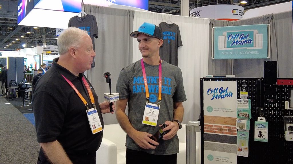 MacVoices #23045: CES - Cell Gel Mounts Let You Mount Your iPhone ...